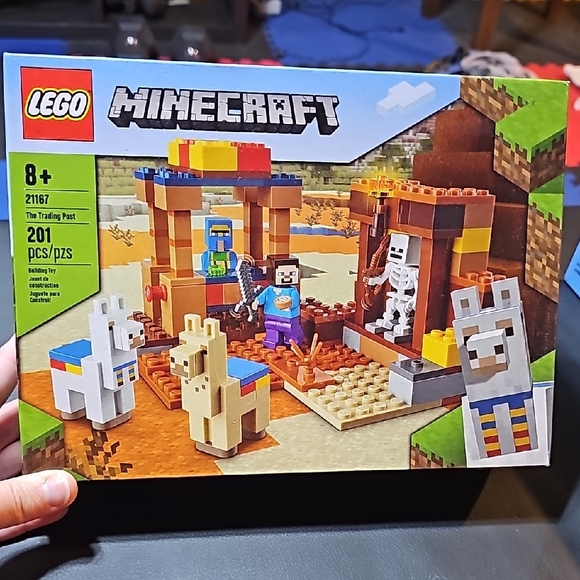 Lego | Toys | Lego Minecraft The Trading Post 2167 Retired | Poshmark